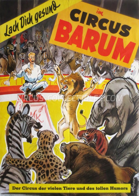 Circus Collectibles Poster: Circus Barum